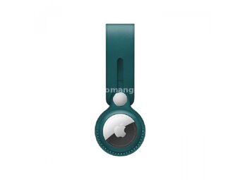 APPLE AirTag Leather Loop - Forest Green/ zelena