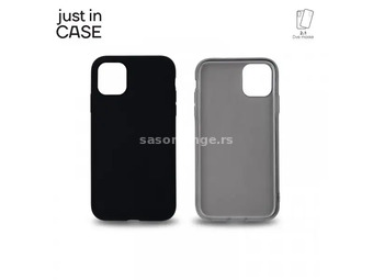 JUST IN CASE 2u1 Extra case MIX paket crni za iPhone 11