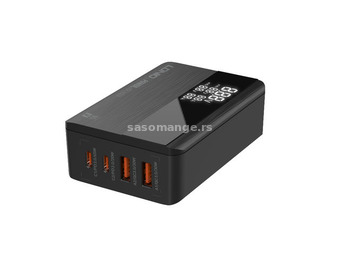 Kucni punjac LDNIO A4808Q SUPER FAST PPS 65W 2xPD 2xUSB crni