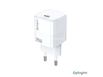 Kucni punjac Pluginn PI-D73-25w, PD 3.0, PPS, 25W sa PD iPhone lightning kablom beli CE