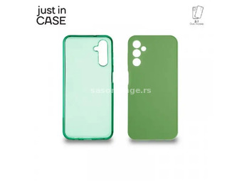 JUST IN CASE 2u1 Extra case MIX paket maski za telefon ZELENI za Samsung Galaxy A14 4G