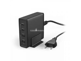 HAMA Stanica za punjenje 65W (2xPD USB-C, 2xUSB-A) 183376