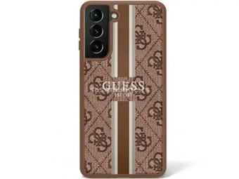 Guess Futrola za Samsung S23 Brown 4G Printed Stripe