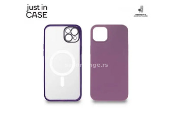 JUST IN CASE 2u1 Extra case MAG MIX PLUS paket ljubičasti za iPhone 14 Plus