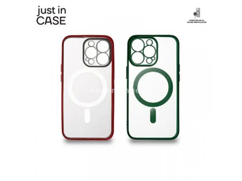 JUST IN CASE 2u1 Extra case MAG MIX paket ZELENO CRVENI za iPhone 13 Pro