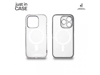 JUST IN CASE 2u1 Extra case MAG MIX paket srebrni za iPhone 14 Pro