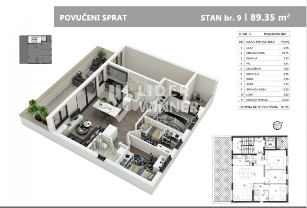 Lux penthouse ID#130531 255.866 €