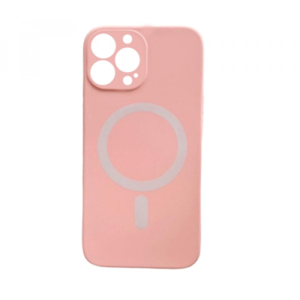 Silikonska COLOR futrola MagSafe iPhone 15 PRO BEBI ROZE