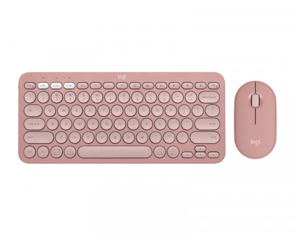 LOGITECH Pebble 2 Combo 920-012241 Pink Komplet tastatura i miš