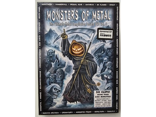 Monsters Of Metal 3 Anthrax Sepultura Original 2 DVD