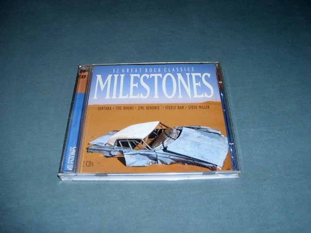 VARIOUS – Milestones - 32 Great Rock Classics  (2XCD)