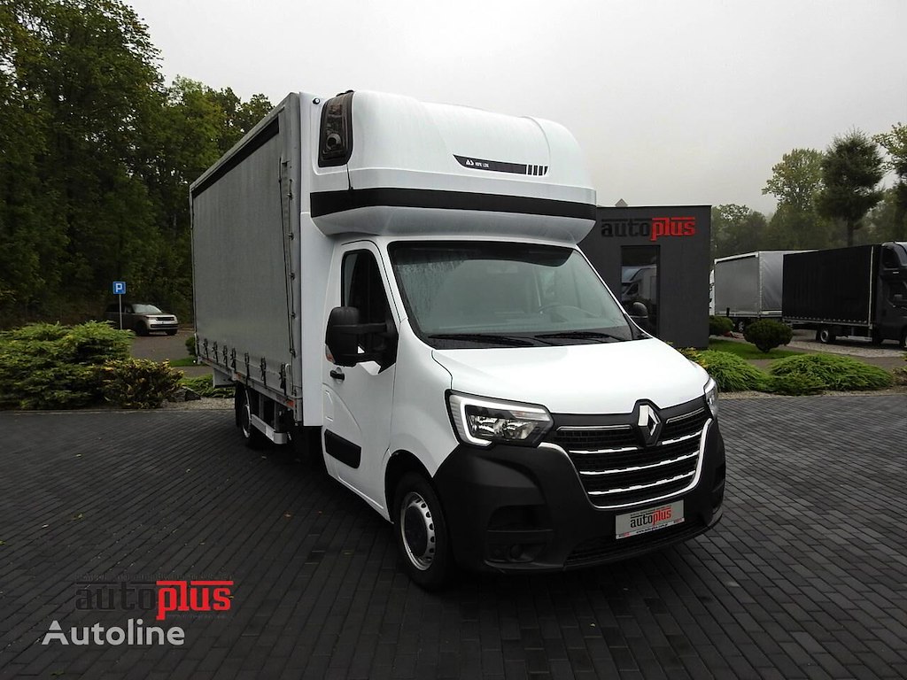 Renault MASTER PLANDEKA 10 PALET WEBASTO TEMPOMAT KLIMATYZACJA LEDY PNEU kamion s ceradom < 3.5t