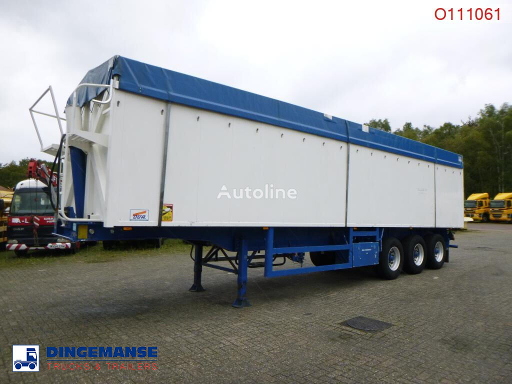 OVA Tipper trailer alu 60 m3 + tarpaulin poluprikolica kipera