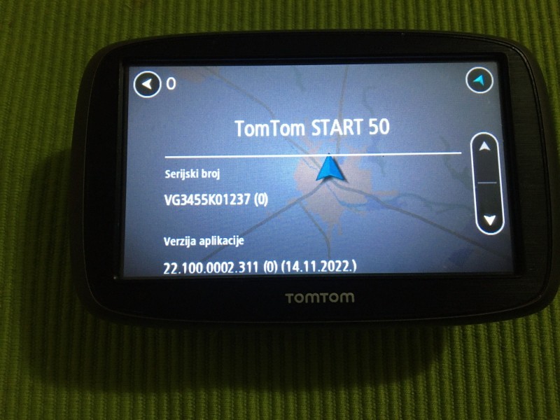 TomTom Start50 5inca mape jul 2024 Lifetime update