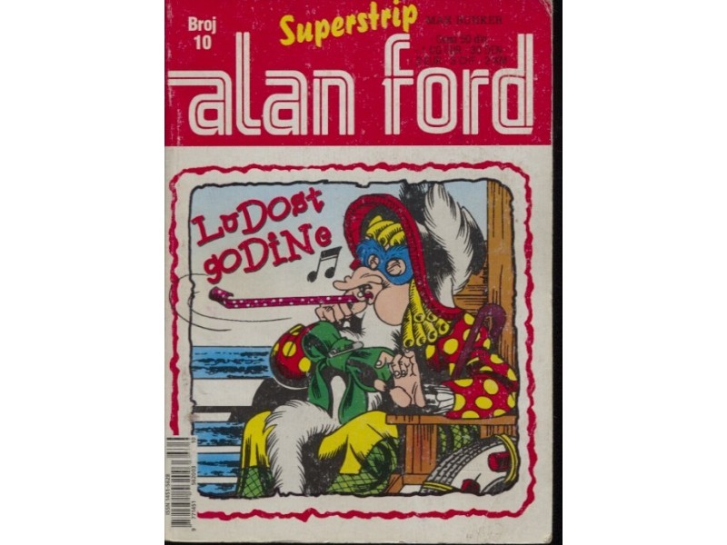 Alan Ford 10 Ludost godine