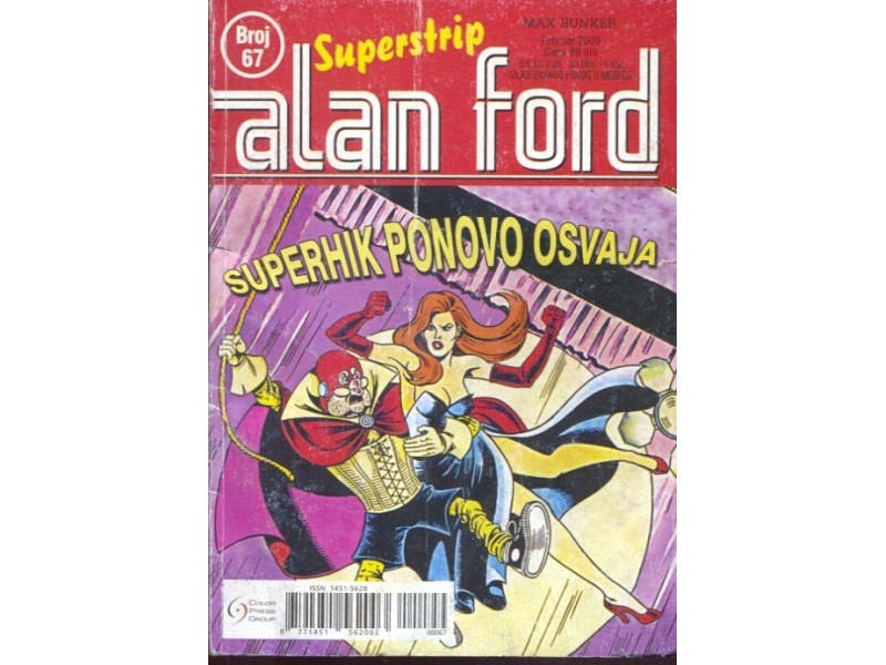 Alan Ford 67 Superhik ponovo osvaja