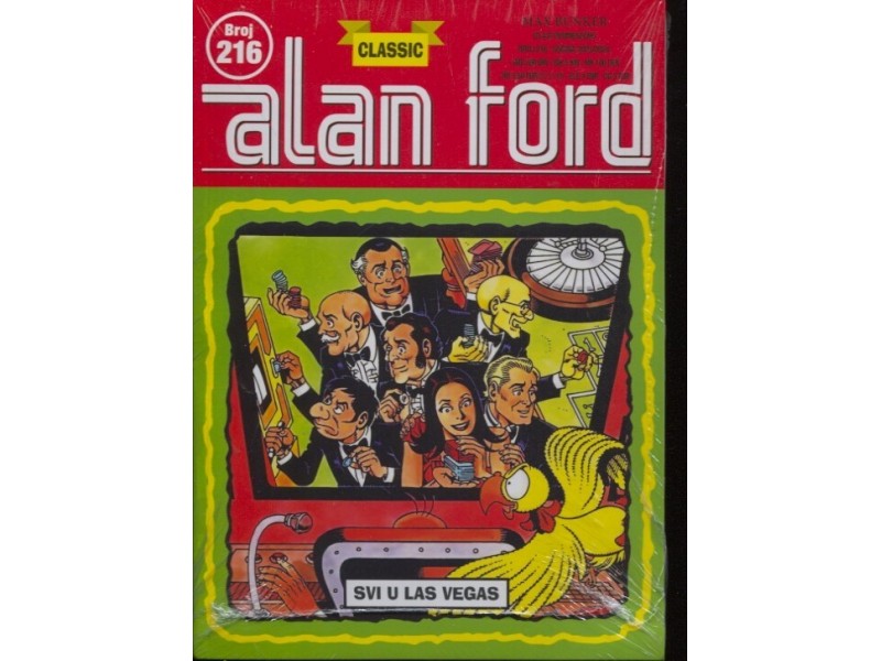 Alan Ford 216 Svi u Las Vegas - U CELOFANU