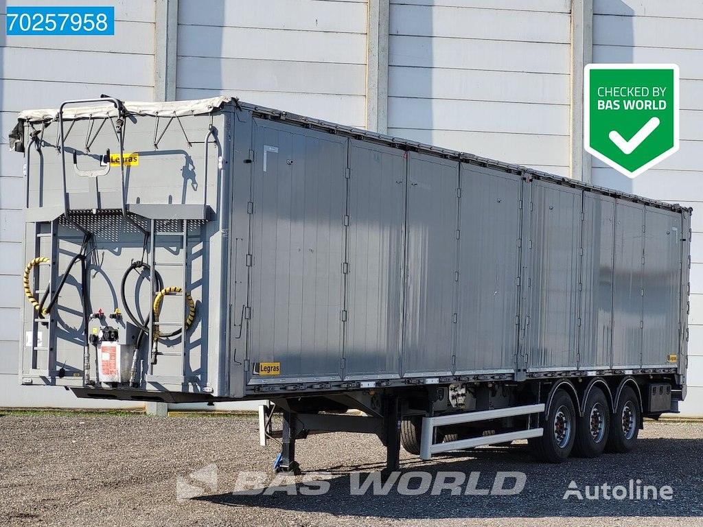 Legras C03S 3 axles 83m3 Side Doors poluprikolica sa pokretnim podom