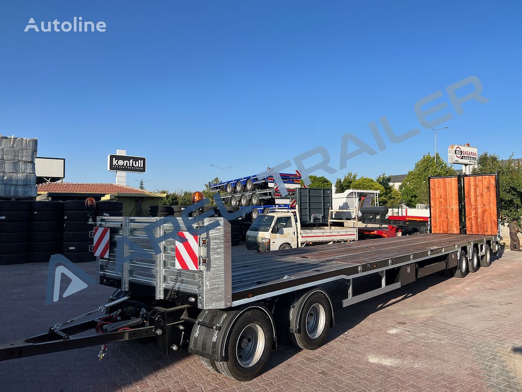 Nova Arel Trailer 5 AXLE REMORQUE DRAWBAR TLOW LOADER TRAILER CUSTOMIZE prikolica sa niskom platformom