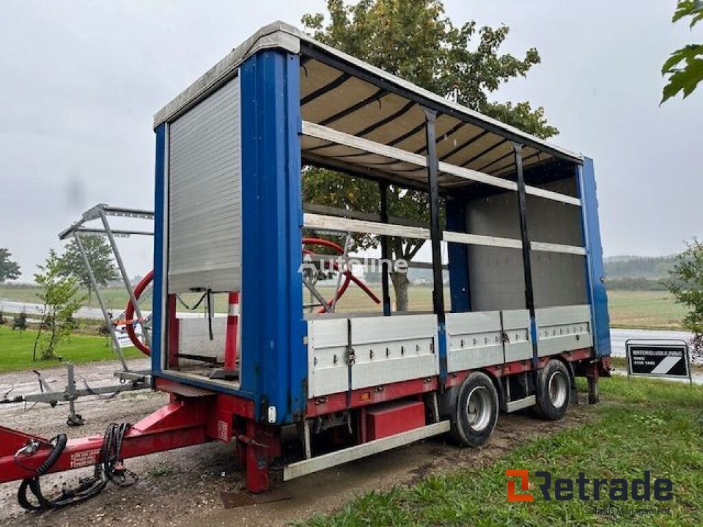 Prodaje se Bodex maskintrailer/ Bodex machine trailer prikolicu sa kliznom ceradom na aukciji