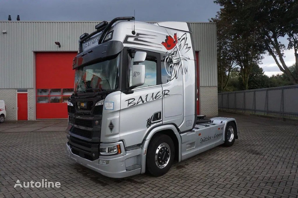 Scania NGS 590R V8 / GERMAN TRUCK / RETARDER / DOUBLE TANK / ONLY:24924 tegljač nakon udesa