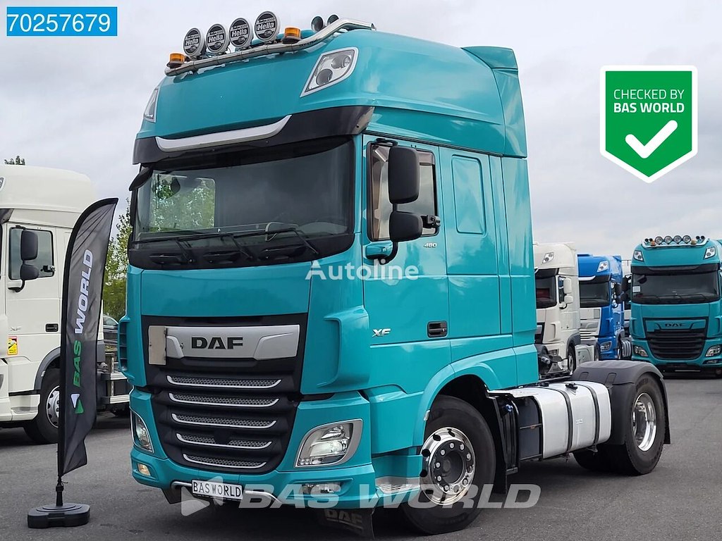 DAF XF 480 4X2 SSC Retarder PTO Hydraulik Alcoa's Standklima ACC LED tegljač