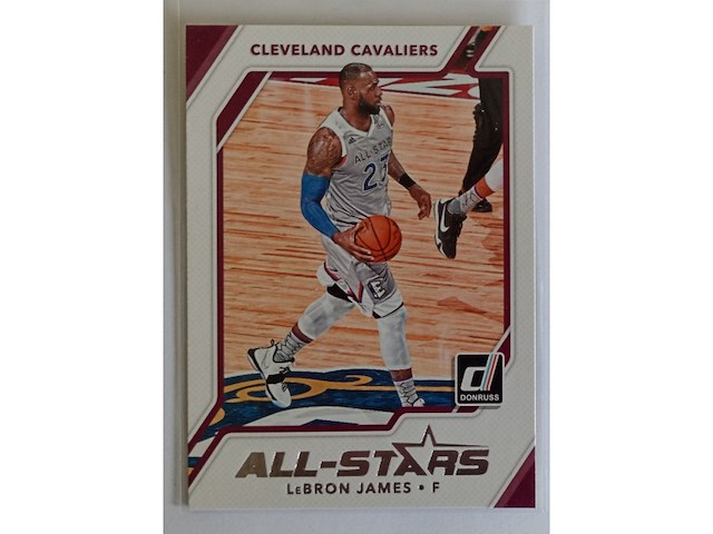 2017/18 Panini Donruss NBA LeBron James All Stars