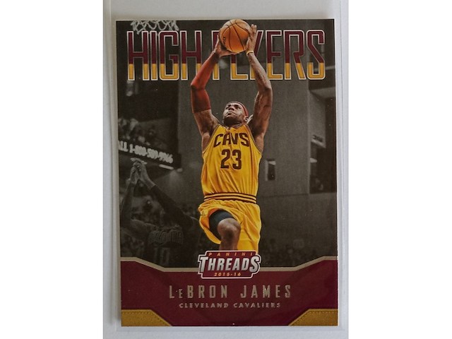 2015/16 Panini Threads NBA LeBron James High Flyers