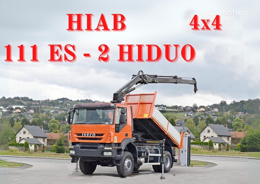 IVECO Stralis 360 *HIAB 111 ES - 2 HIDUO + FUNK *4x4 kiper