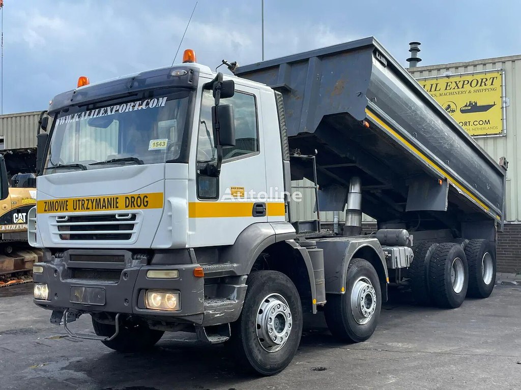 IVECO Trakker 360 Kipper 8x4 Big Axle's Full Spring Manuel Gearbox Top kiper