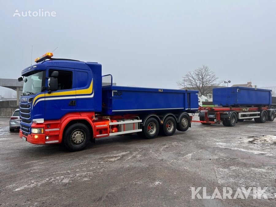 Prodaje se Scania R520 kiper na aukciji + prikolica kiper