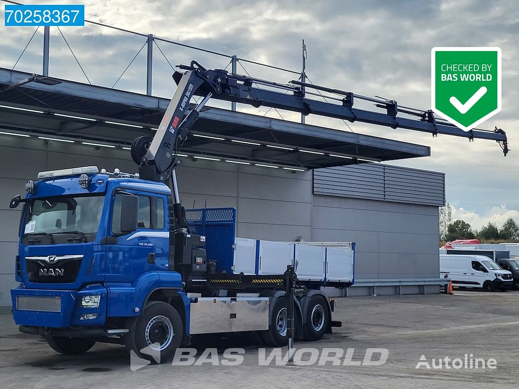 MAN TGS 26.500 6X2 HIAB Crane Kran X-HIPRO 302 E-6 Trekker-Bakwagen kiper