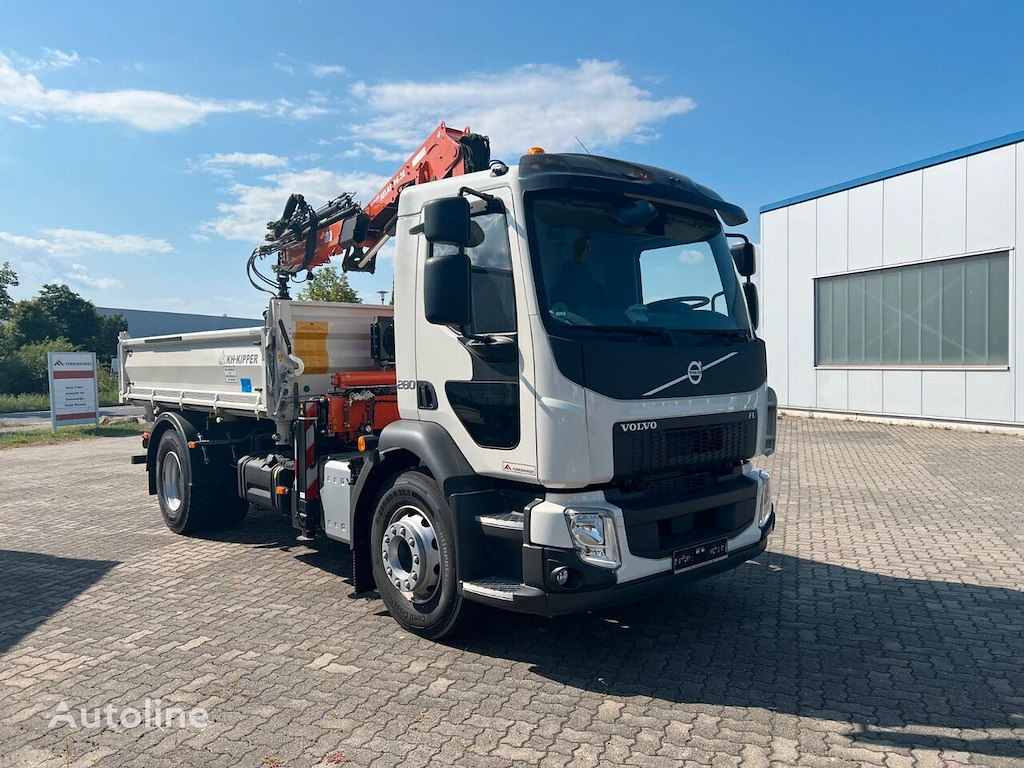 Volvo FE 18.280 3S.Kipper*Atlas96.3E*KH*AHK*a.Miete kiper