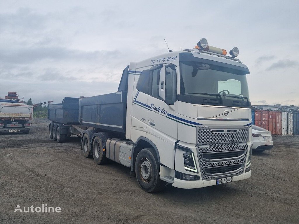 Prodaje se Volvo FH 16 750 kiper na aukciji + prikolica kiper