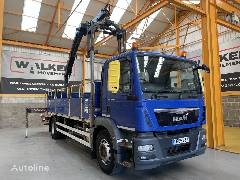 MAN TGM 18.250 *EURO 6*, 4X2 18 TONNE BRICK GRAB – 2015 – DG65 UZP kamion s ravnom platformom