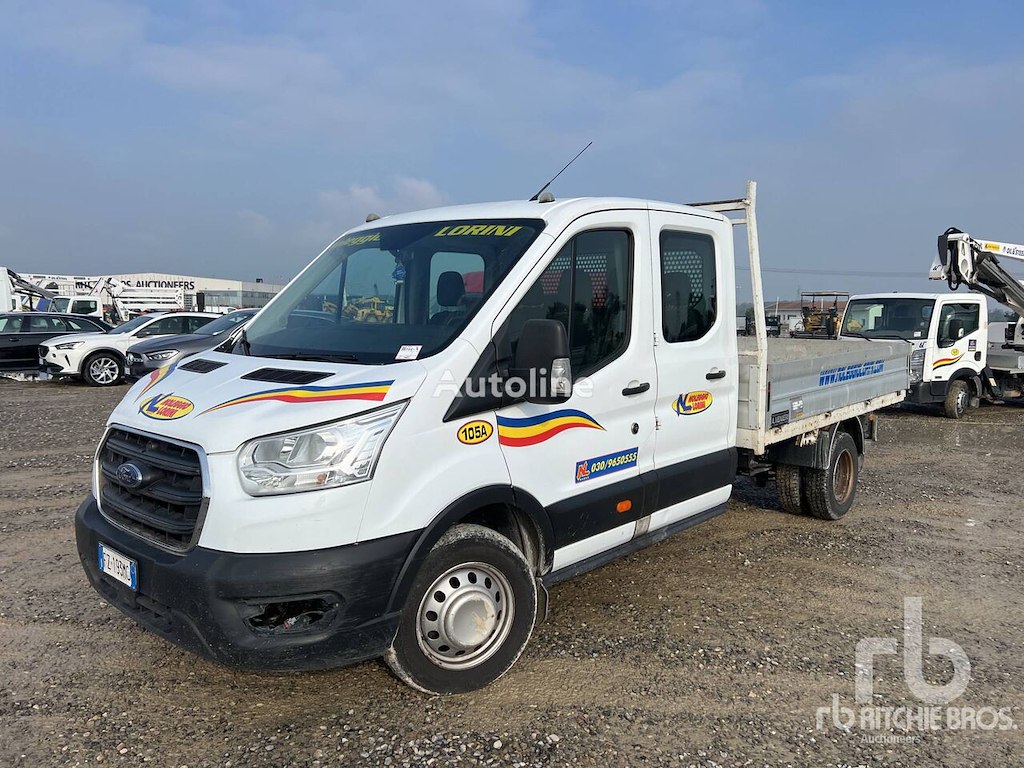 Prodaje se Ford TRANSIT 350T130 Crew Cab kamion s ravnom platformom na aukciji