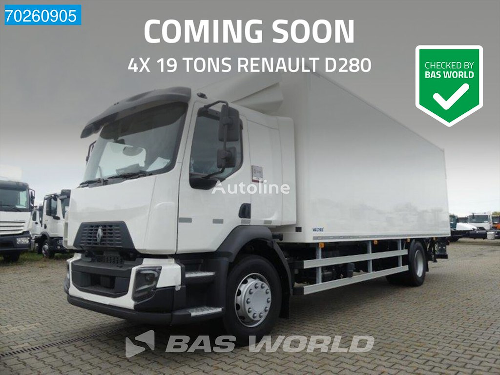 Novi Renault D 280 4X2 NEW! 19tons 2000kg Ladebordwand LED ACC EURO 6 kamion furgon