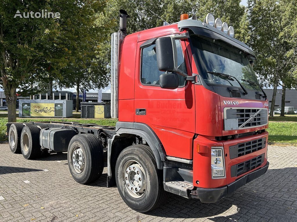 Volvo FM 380 chassis 8x2 steel suspension kamion šasija