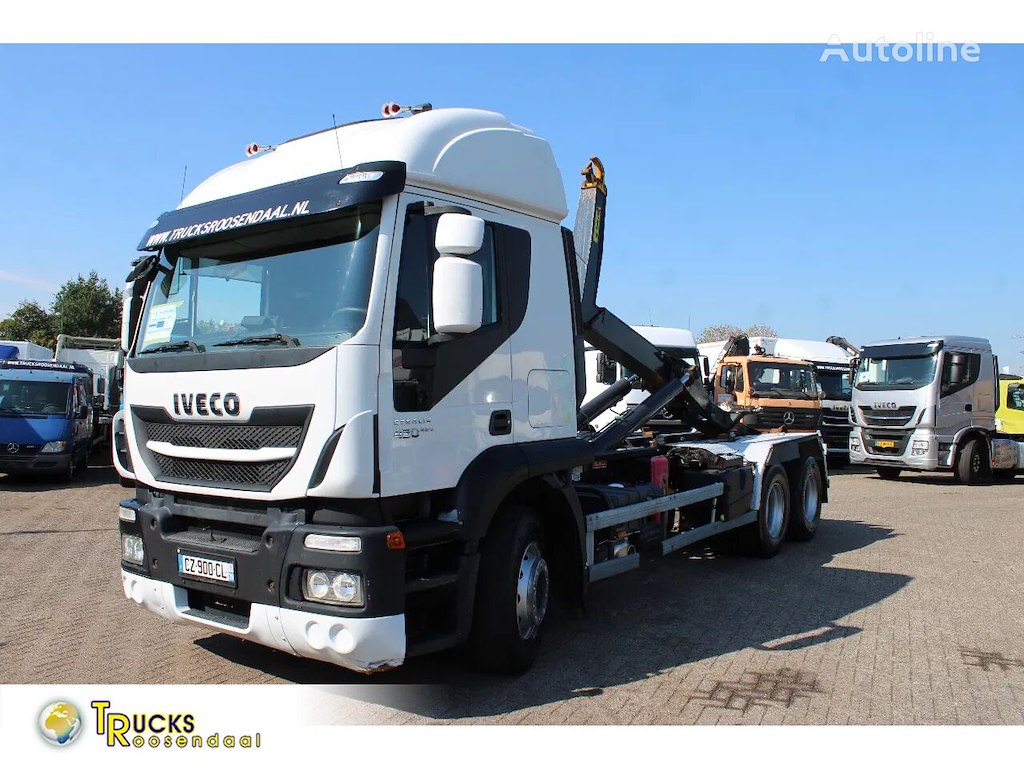 IVECO Stralis 420 + EURO 5 + 6X2 + 20T HOOK kamion rol kiper