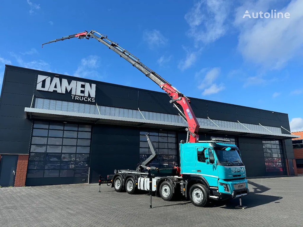 Volvo FMX 540 FMX 540 8x4 HMF 5020-K6 + JIB FJ 1000-K5 + AJK Haakarmsy kamion rol kiper