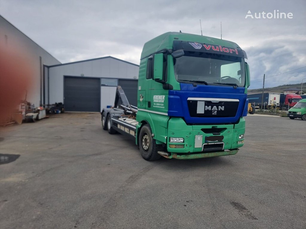 MAN TGX 26.440 transport containere kamion rol kiper