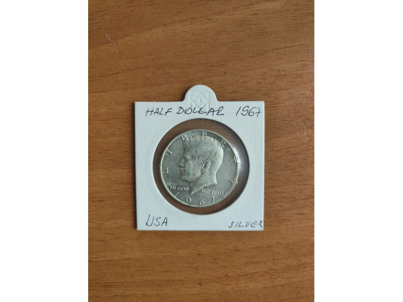 1/2 dollar 1967