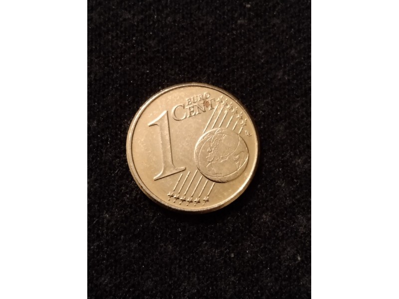 1 eurocent 2002f nemačka pozlata