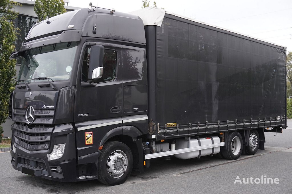 Mercedes-Benz Actros 2545 E6 6×2 Giga 19 pallets kamion sa klizna zavesa cerada