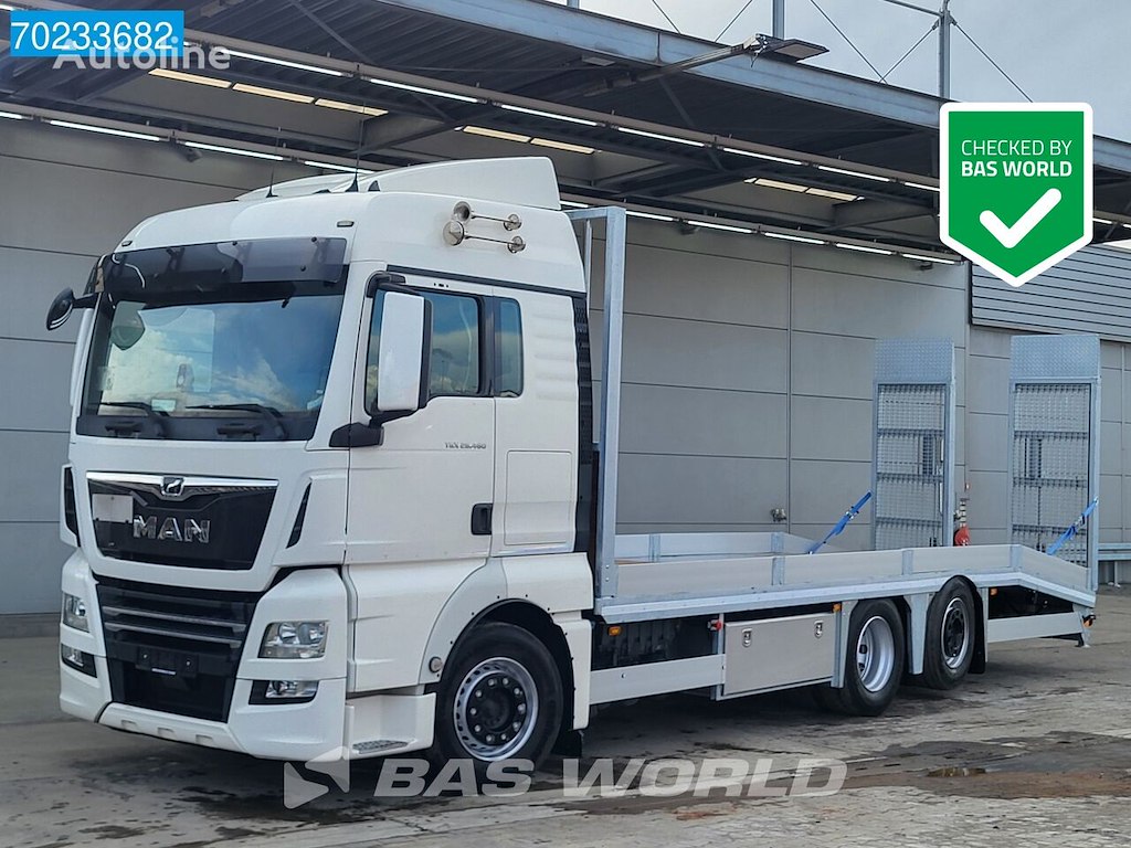 MAN TGX 26.460 6X2 Transporter oprijwagen Lift-steering axle Hydraul autotransporter