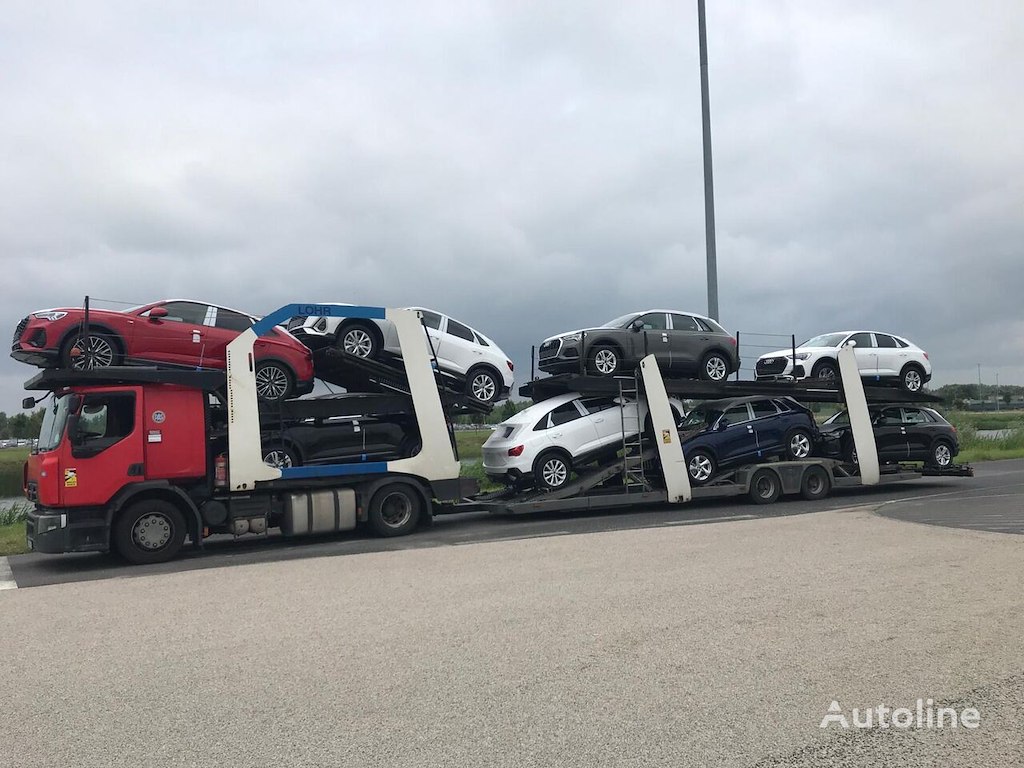 Renault D WIDE autotransporter + prikolica autotransportera