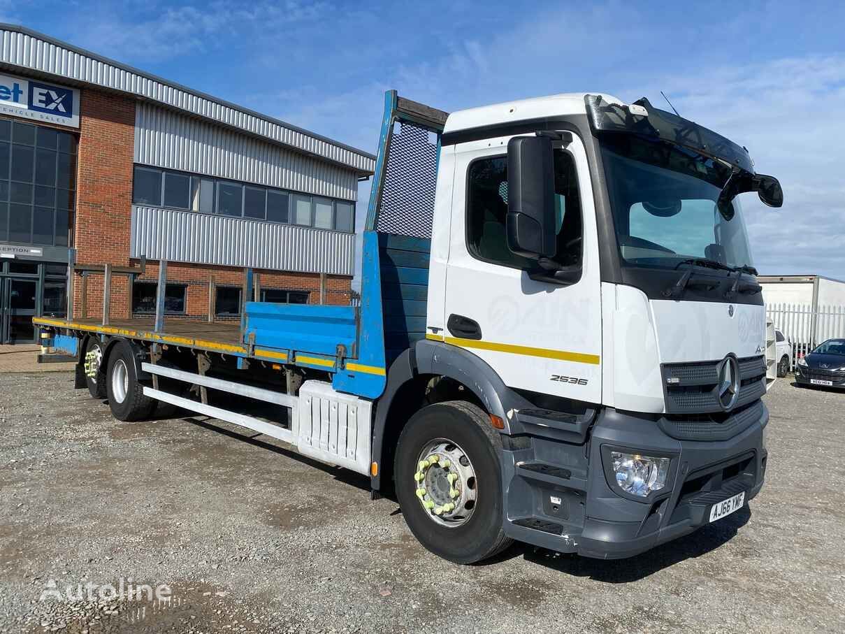 Mercedes-Benz ANTOS 2536 *EURO 6* 26 TONNE FLATBED STEEL CARRIER 2016 - AJ66 Y kamion platforma