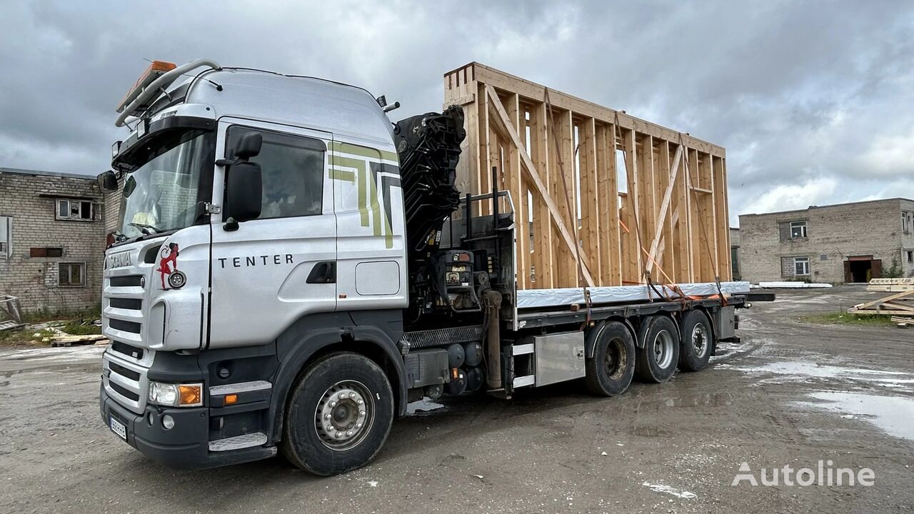 Scania R 480 HIAB 377E kamion platforma