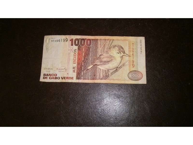 CAPE VERDE 1000 ESCUDOS 2002