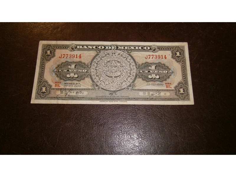 MEXICO 1 PESO 1970